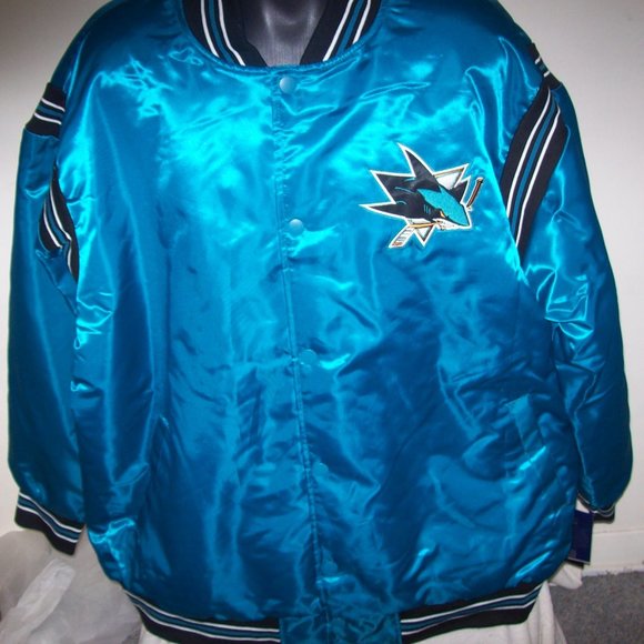 STARTER Fall 2018 New | Jackets & Coats | San Jose Sharks Starter Snap ...